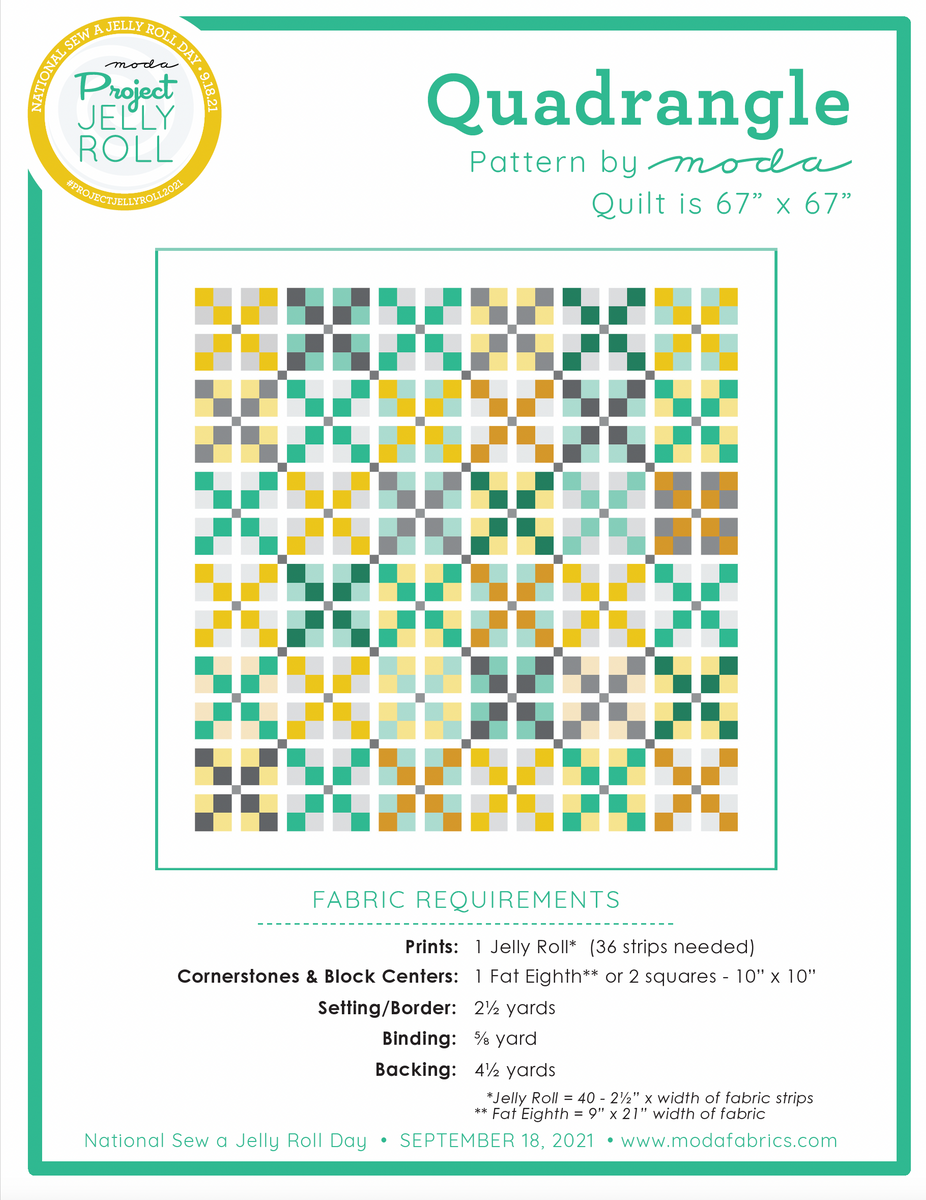 Quadrangle Free Download pattern Free Download pattern – Starlit Quilts