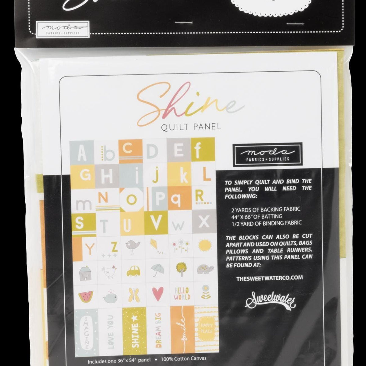 Shine Quilt Panel 55678-11P by Sweetwater for Moda Fabrics 36" x 54 ...