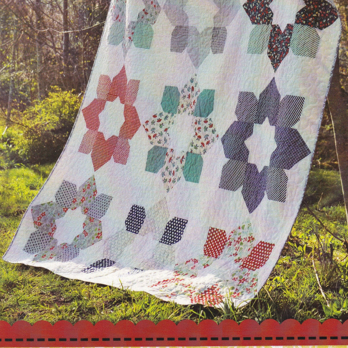 Happy Days Quilt Pattern - Printed Pattern By Tiffany Jenkins Finished ...